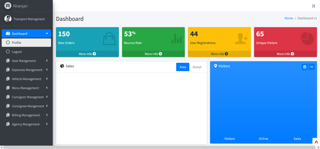 Transport Management Application - theumbrellatech